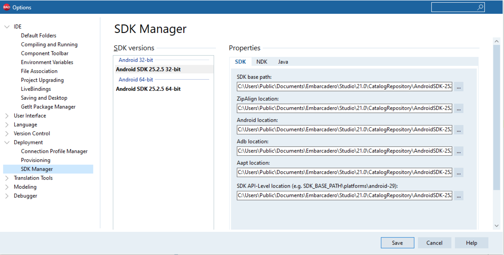 Setting up the IDE for your First Android App • DelphiABall